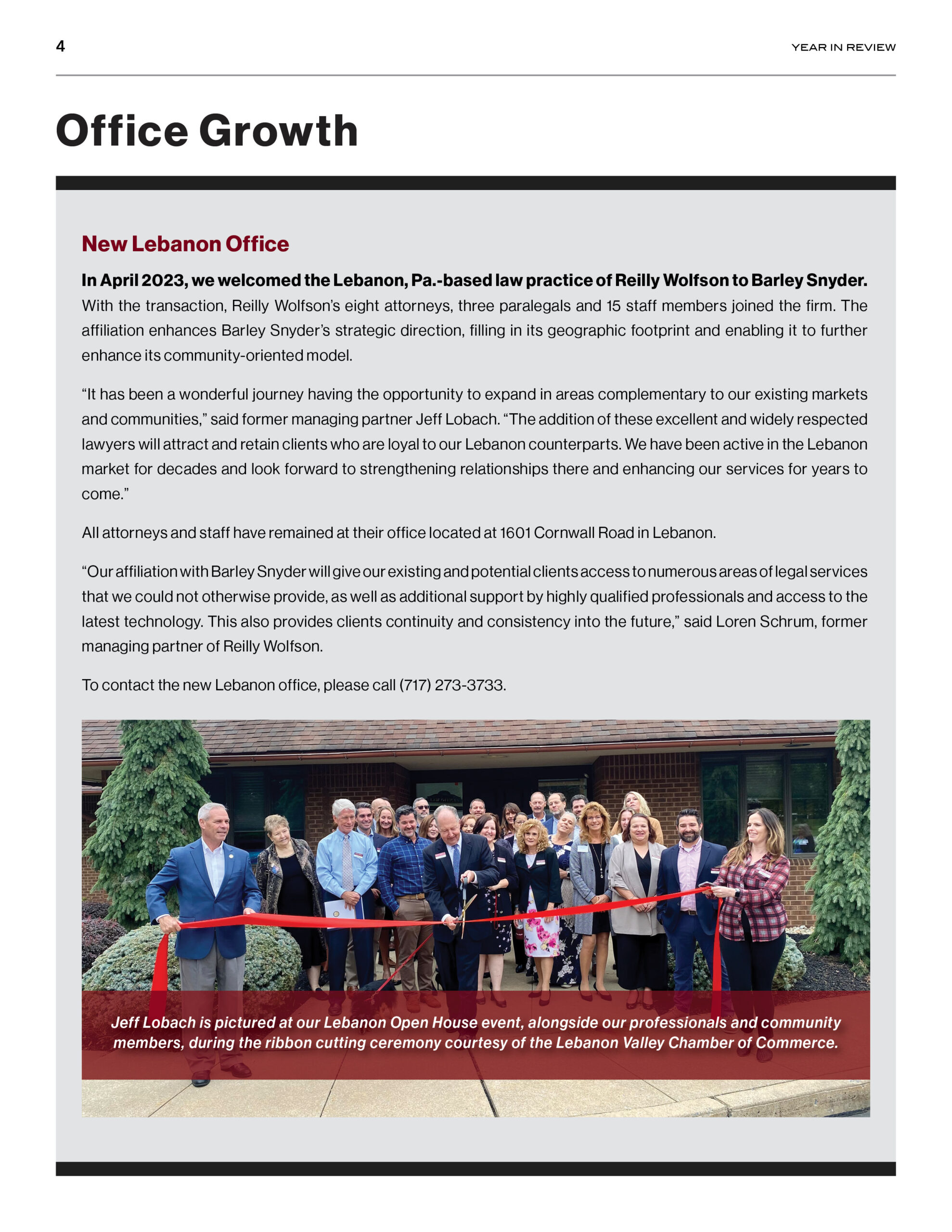 Barley Snyder 2023 Year In Review - Barley Snyder